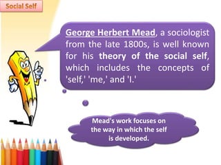 Social self & socialization | PPTX