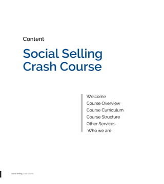 Social selling crash course brochure | PDF