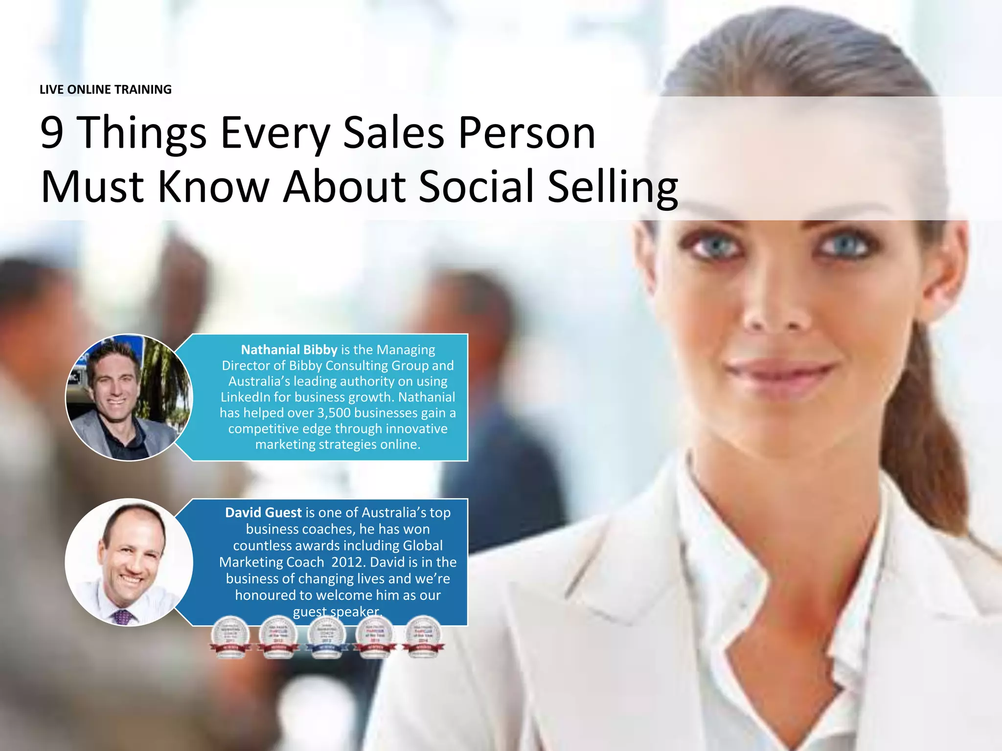 9 Things Every Salesperson Should Know About Social Selling | PPTX