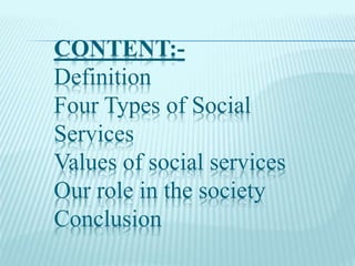 Social service | PPT