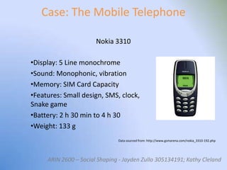 Social Shaping Of Technology | PPTX