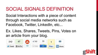 Social Signals - What are they and Do they Matter? | PPT