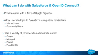 Social Single Sign-On with OpenID Connect | PPT