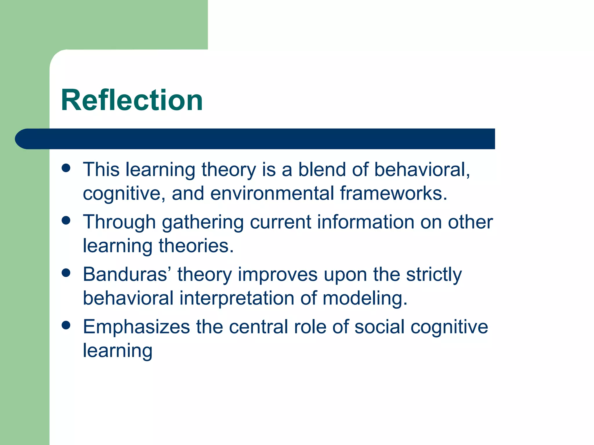 Social Situational Learning Theory P P | PPT