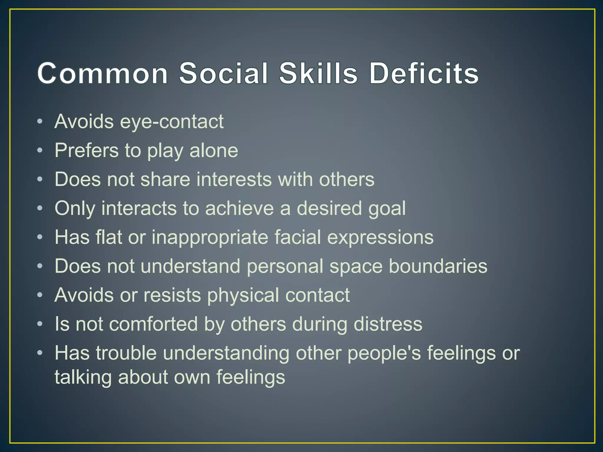 Social skills development | PPTX | Brain and Nervous System Disorders ...
