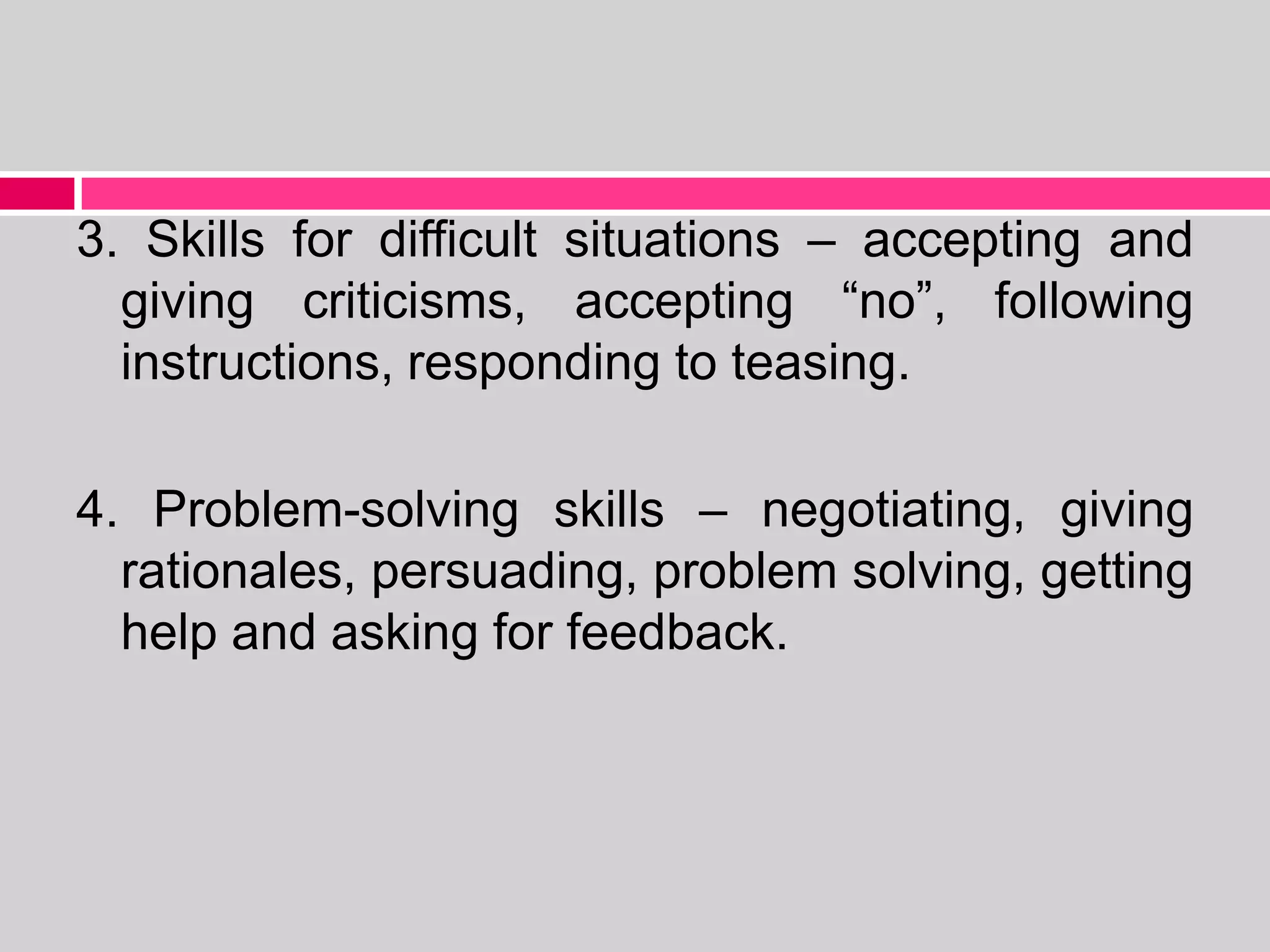 Social skills | PPTX