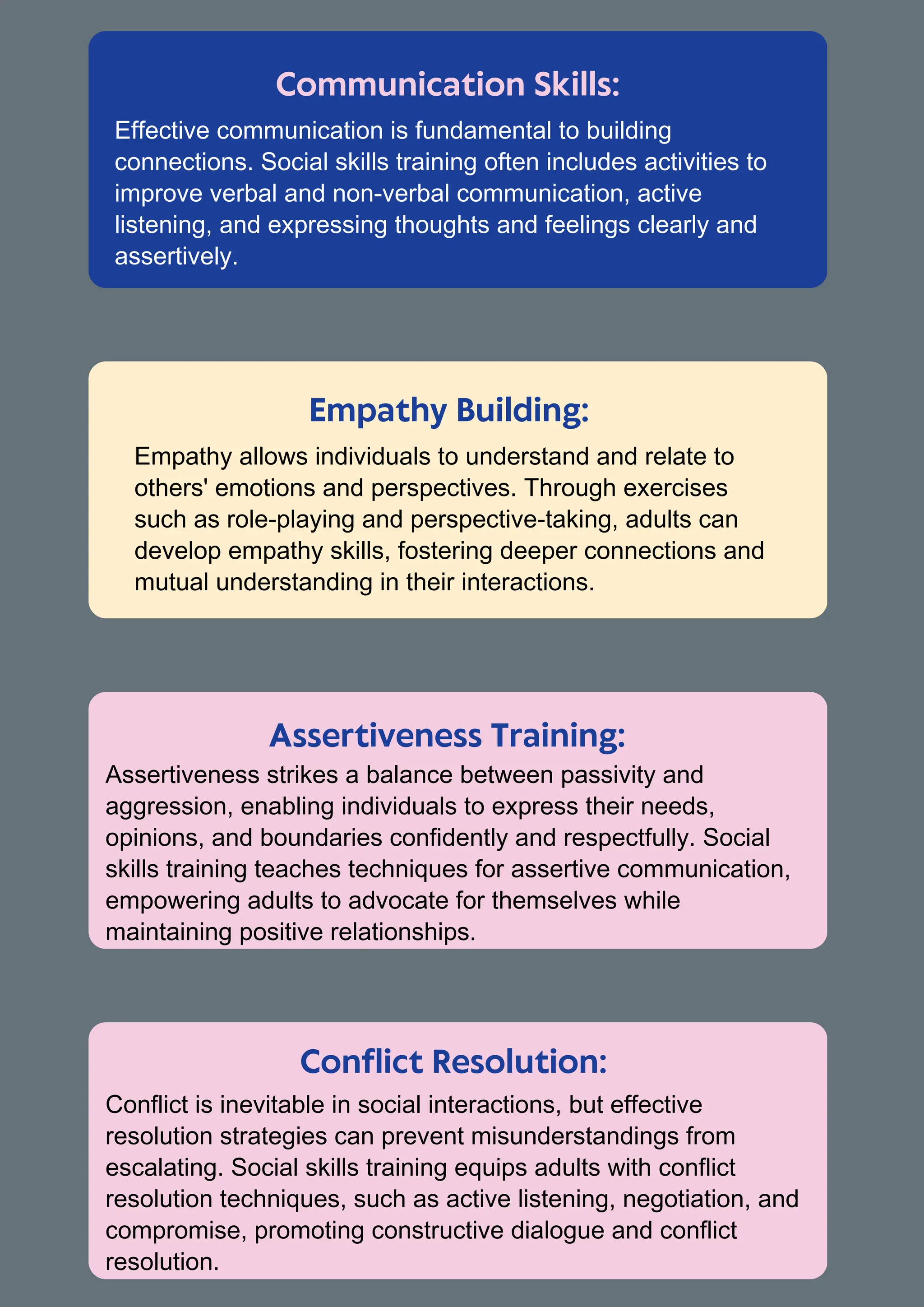 Exploring the World of Social Skills Training for Adults | PDF