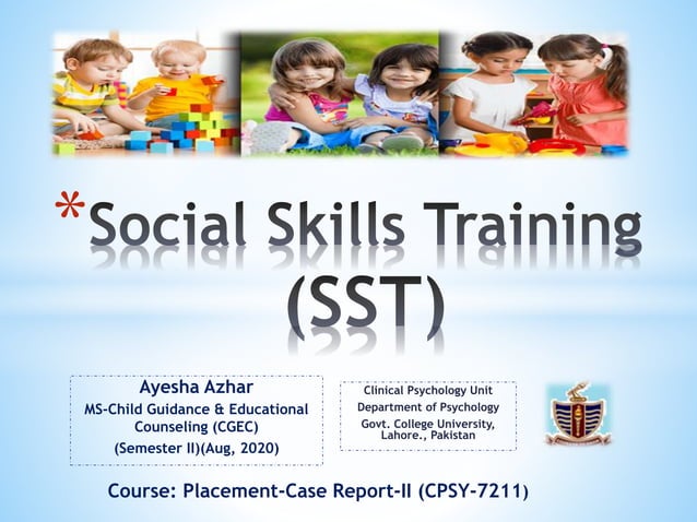 Social Skills Training (SST) for Students | PPTX | Parenting Babies and ...