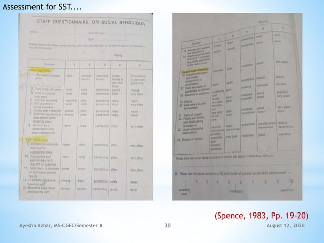 Social Skills Training (SST) for Students | PPTX | Parenting Babies and ...