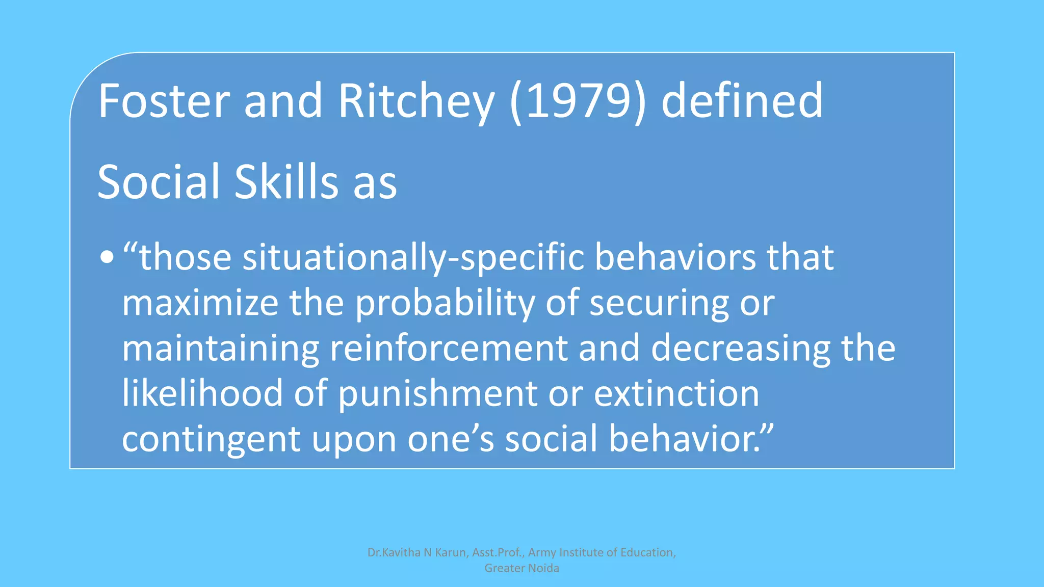 Social Skill Training Pptx