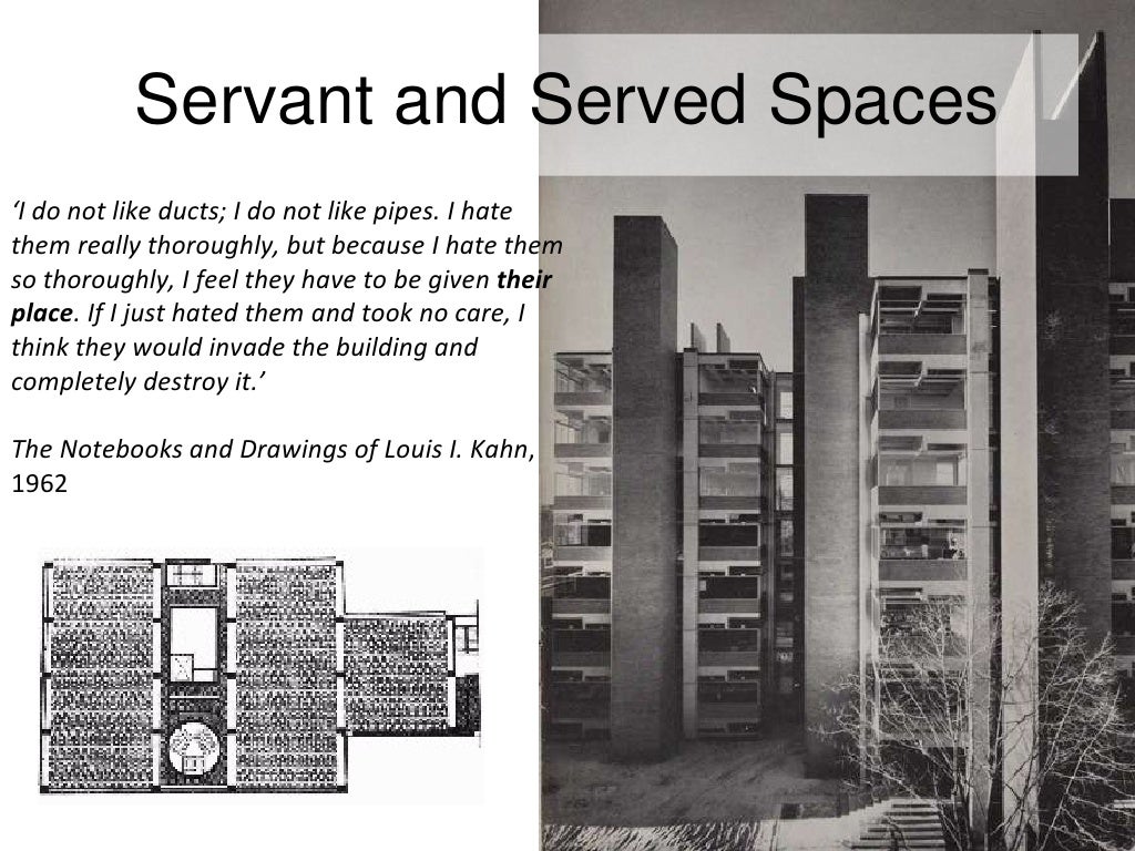 Servant and Served Spaces