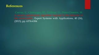 Social Spider optimization (SSO ).pptx