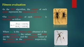 Social Spider optimization (SSO ).pptx