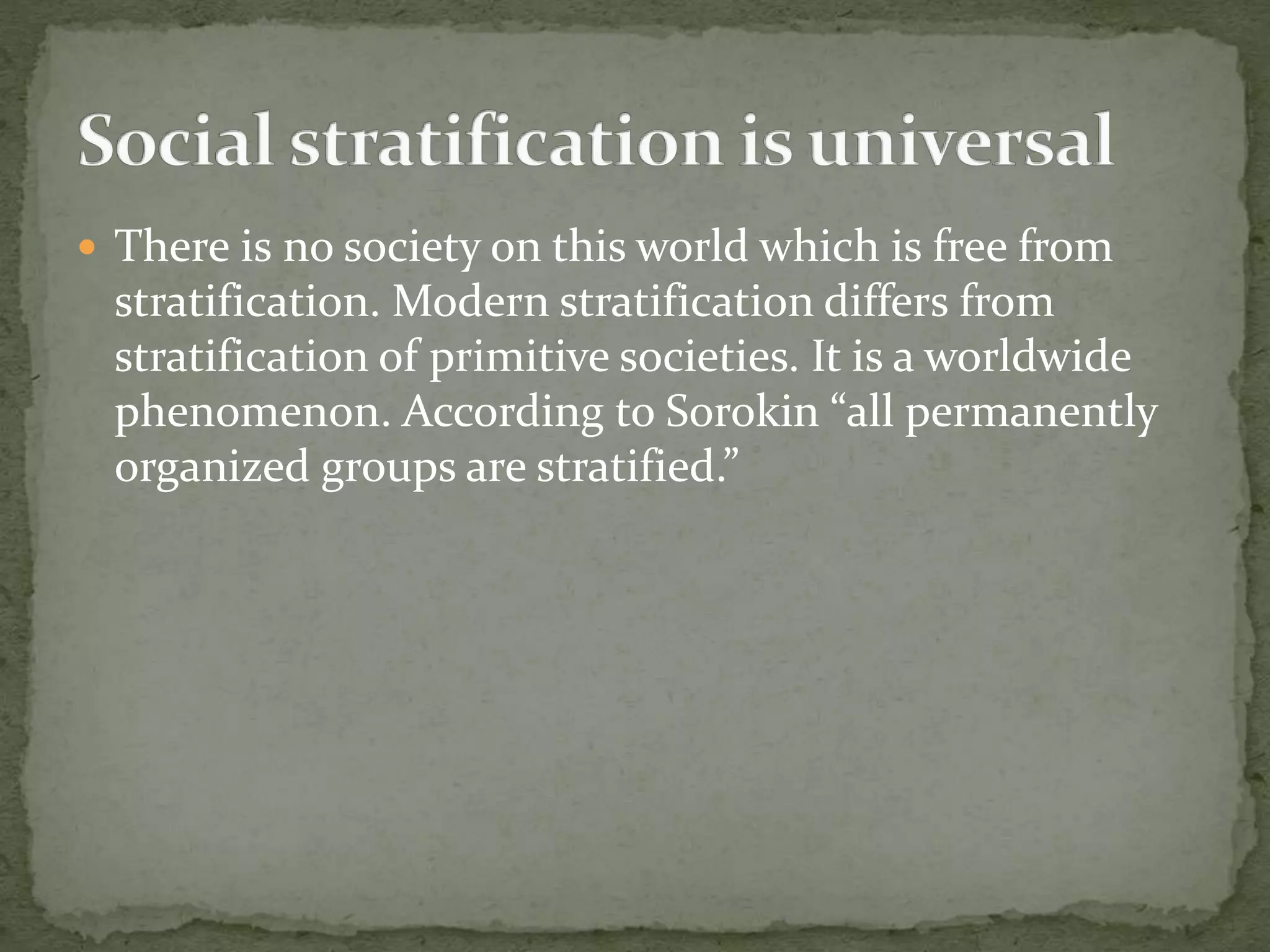 Contemporary India and Education- Social statification | PPTX