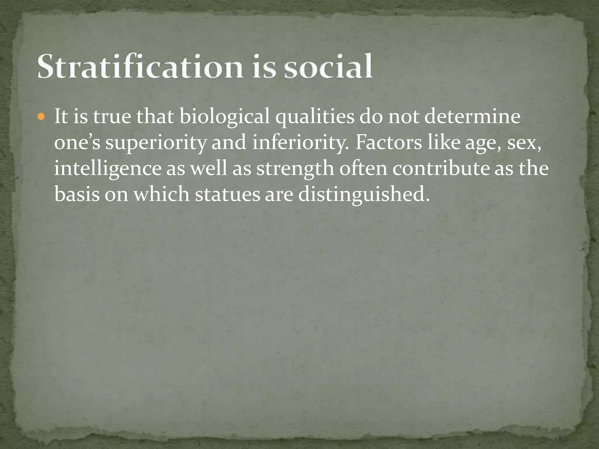 Contemporary India and Education- Social statification | PPTX