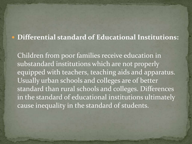 Contemporary India and Education- Social statification | PPTX