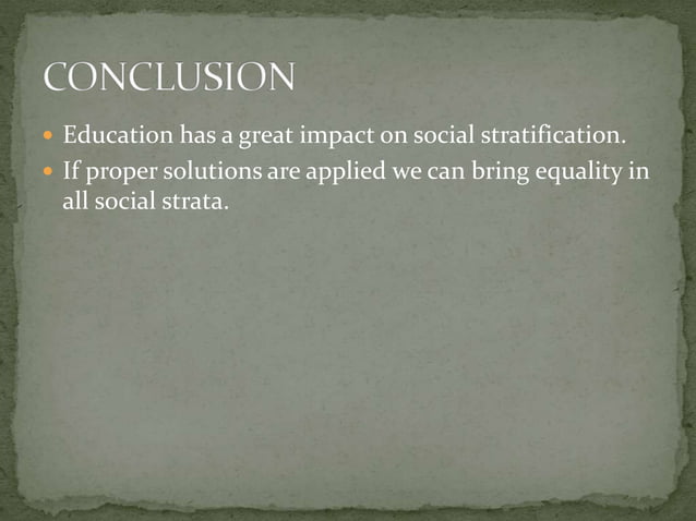 Contemporary India and Education- Social statification | PPTX