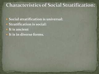 Contemporary India and Education- Social statification | PPTX