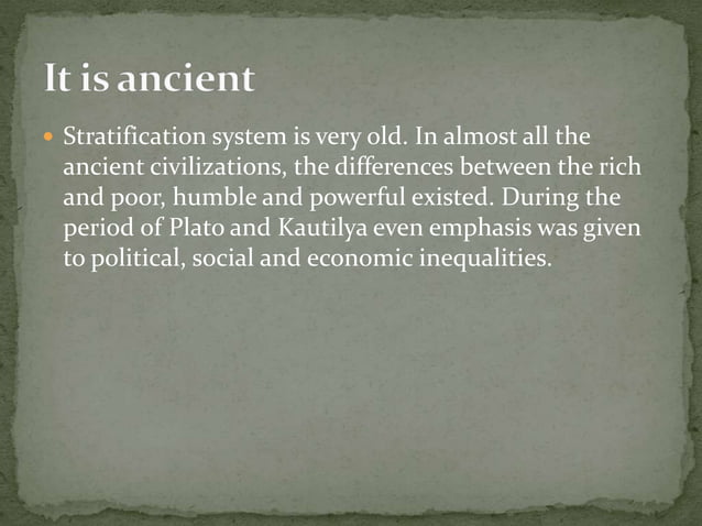 Contemporary India and Education- Social statification | PPTX