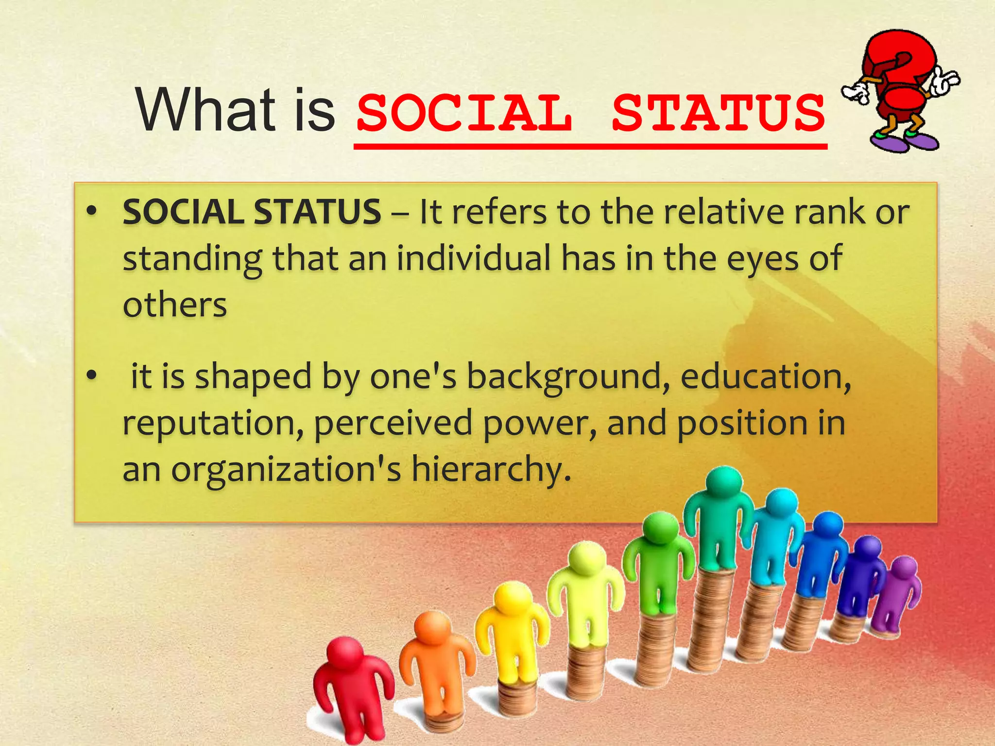 HOW SOCIAL STATUS AFFECT COMMUNICATION | PPTX