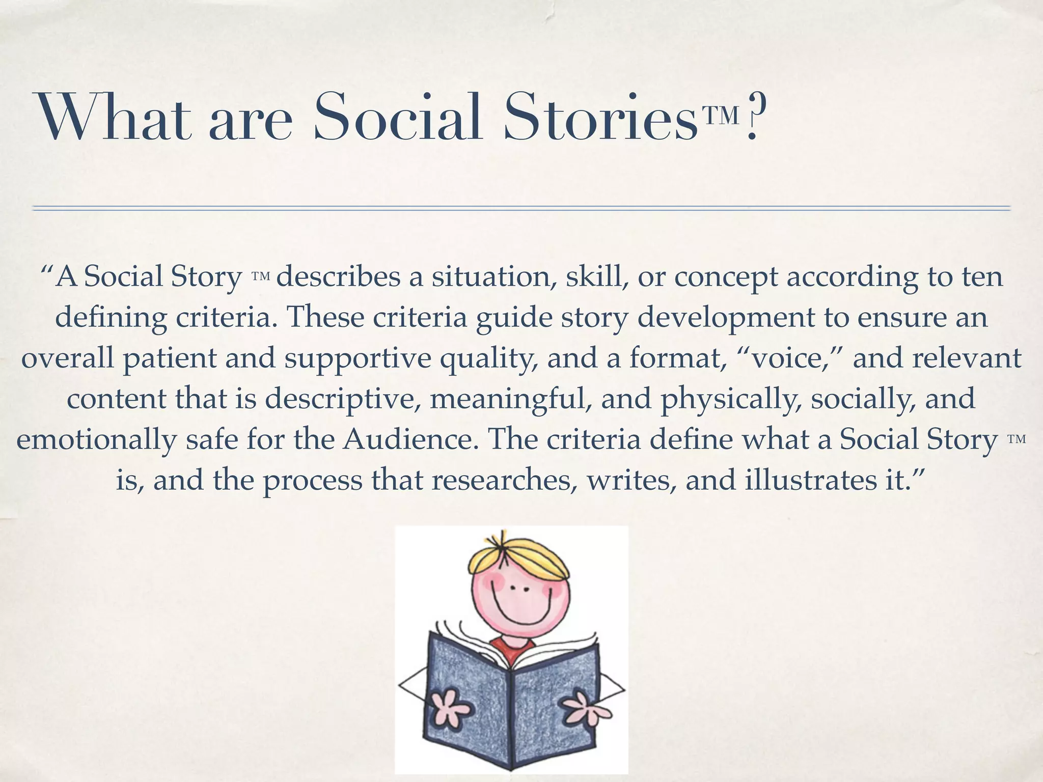 Social Stories™ | PDF