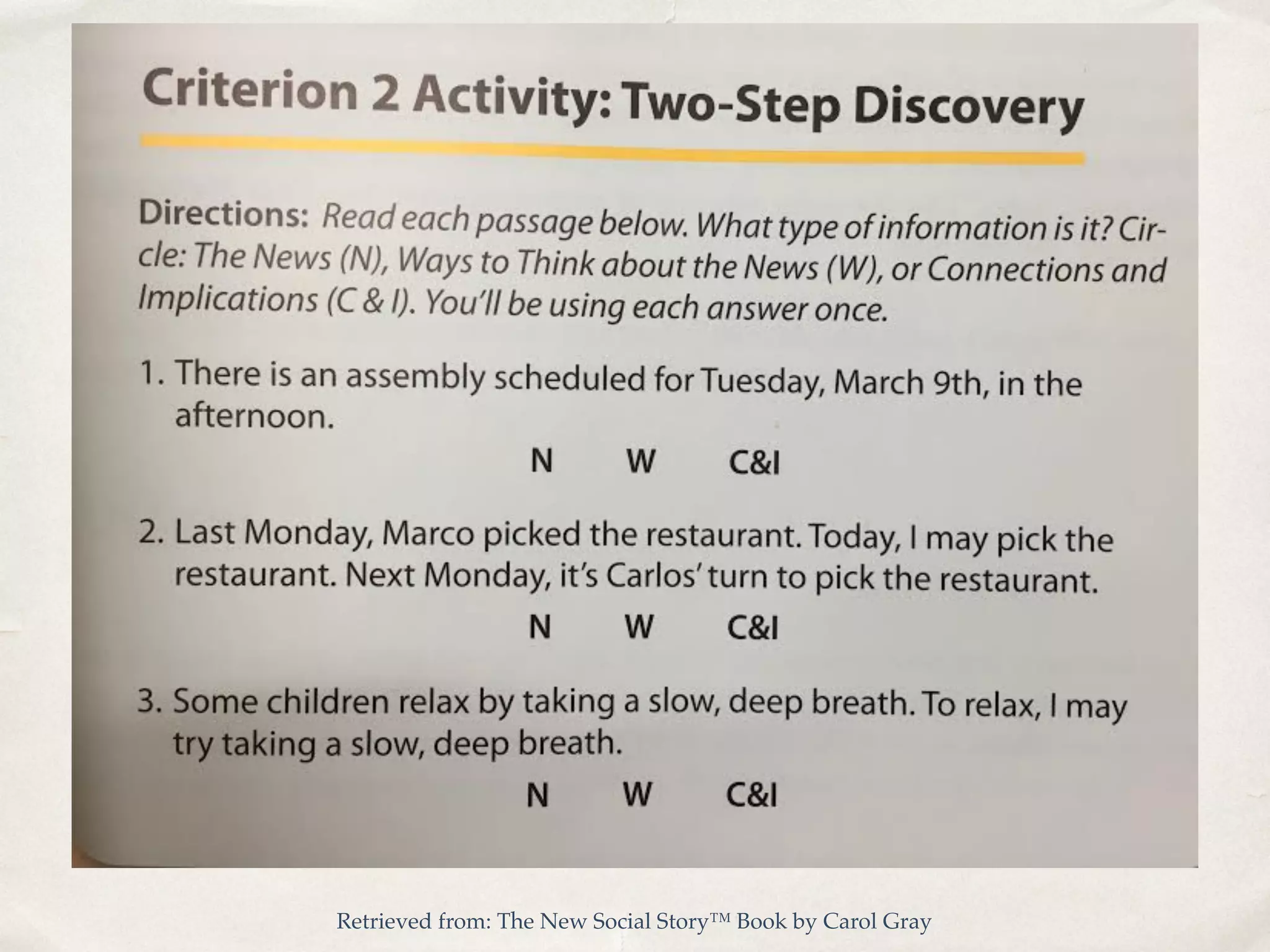 Social Stories™ | PDF