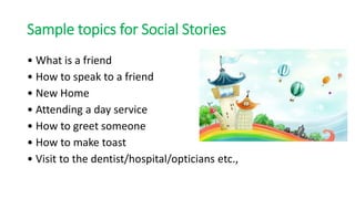 Social stories dagatan, trixie | PPTX