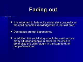 Social Stories Power Point | PPT