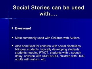 Social Stories Power Point | PPT