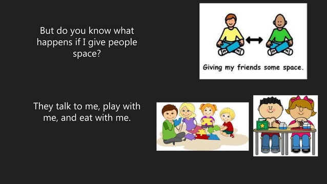 Social story: Personal Space | PPTX