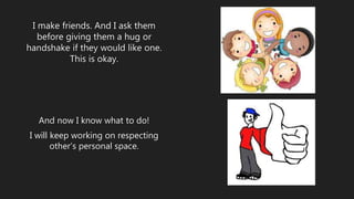 Social story: Personal Space | PPTX | Science