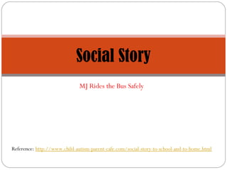 Social story for autistic child | PPT