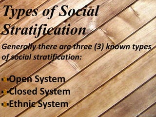 Socialstratifiaction | PPT
