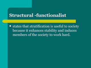 Social stratification | PPT