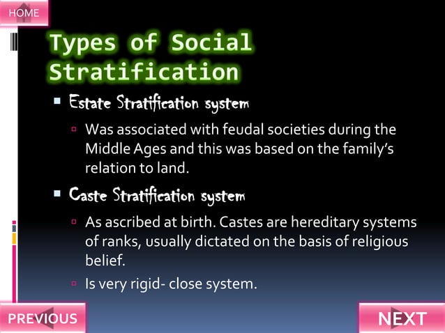 Social stratification | PPTX | Government Support and Welfare | Financial Assistance