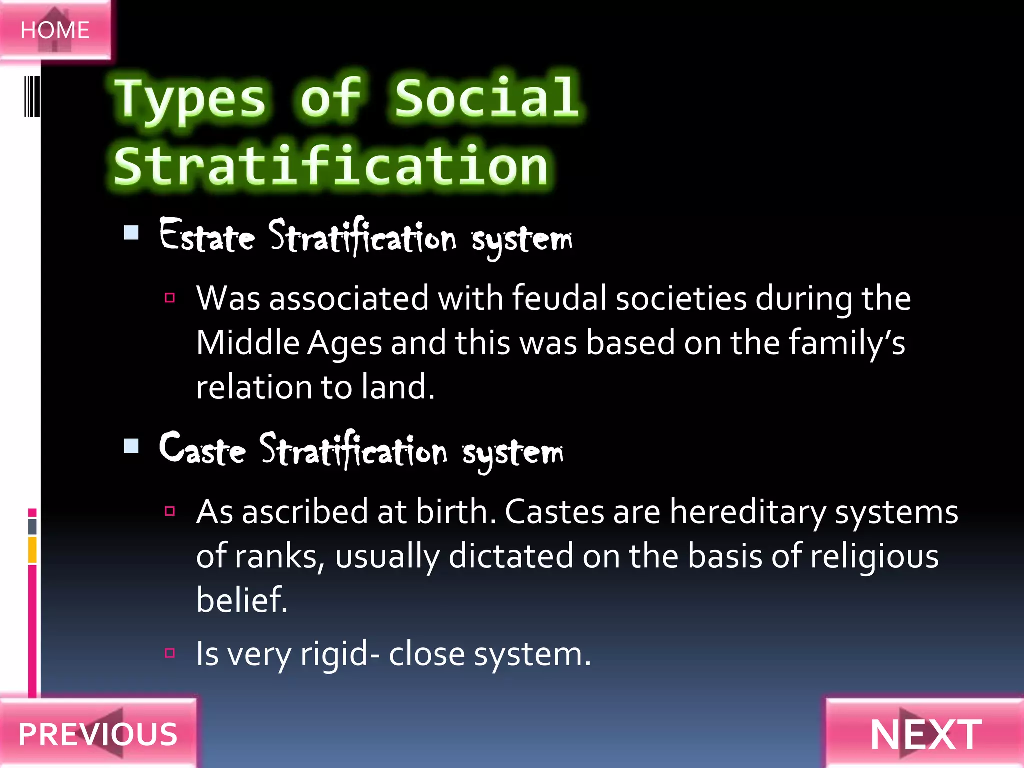 Social stratification | PPTX