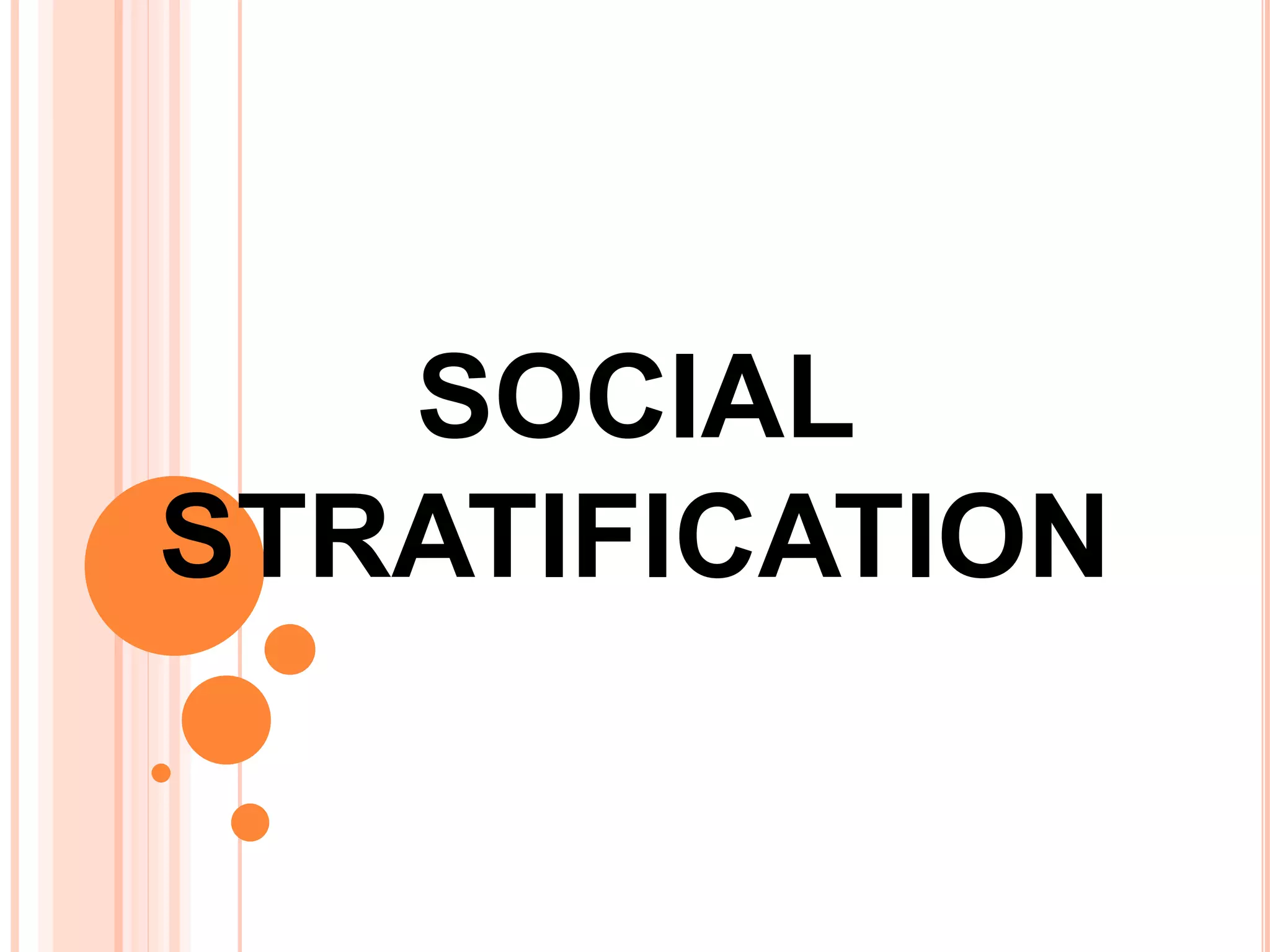 Social Stratification | PPTX