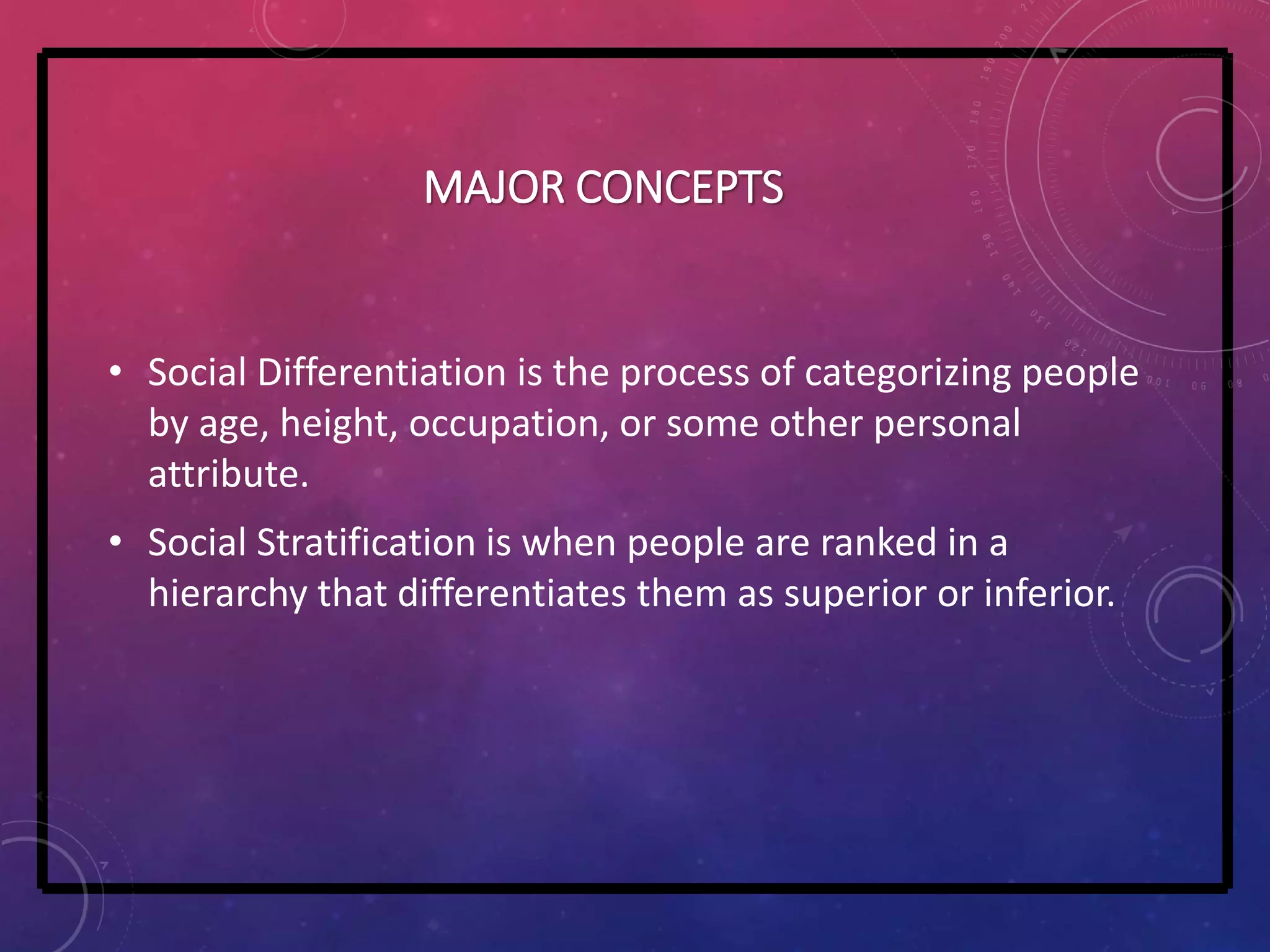 Social stratification & Political debate | PPT