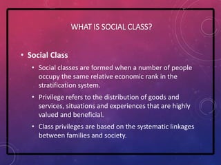 Social stratification & Political debate | PPT