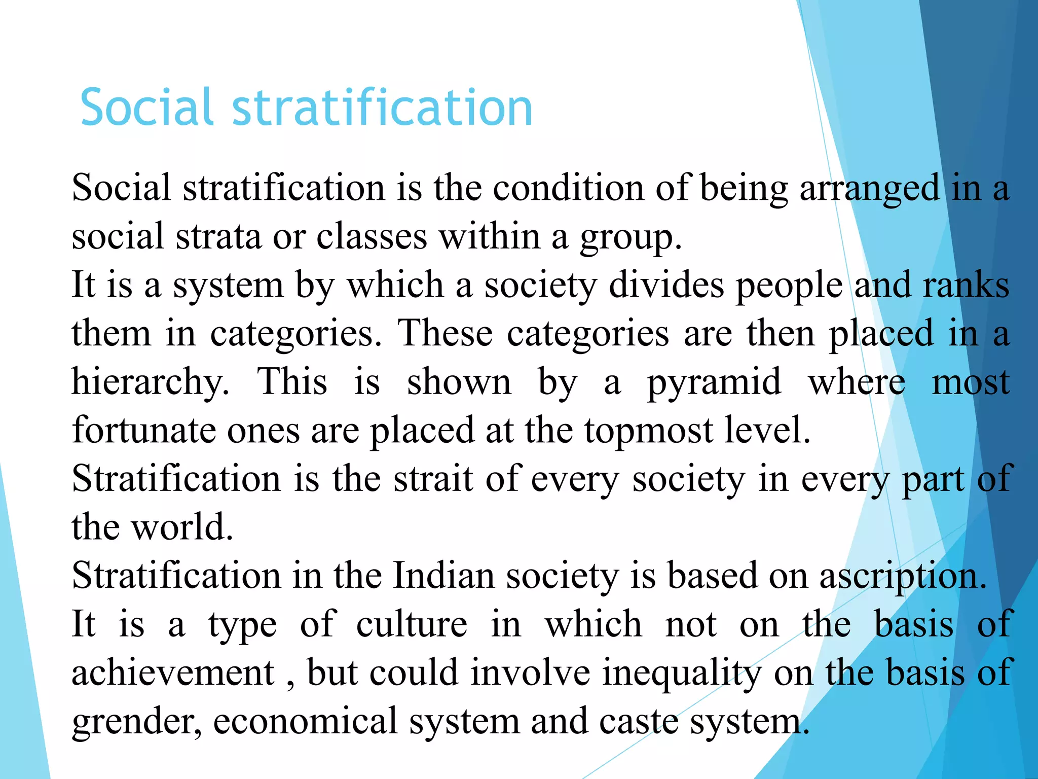 Social stratification | PPTX