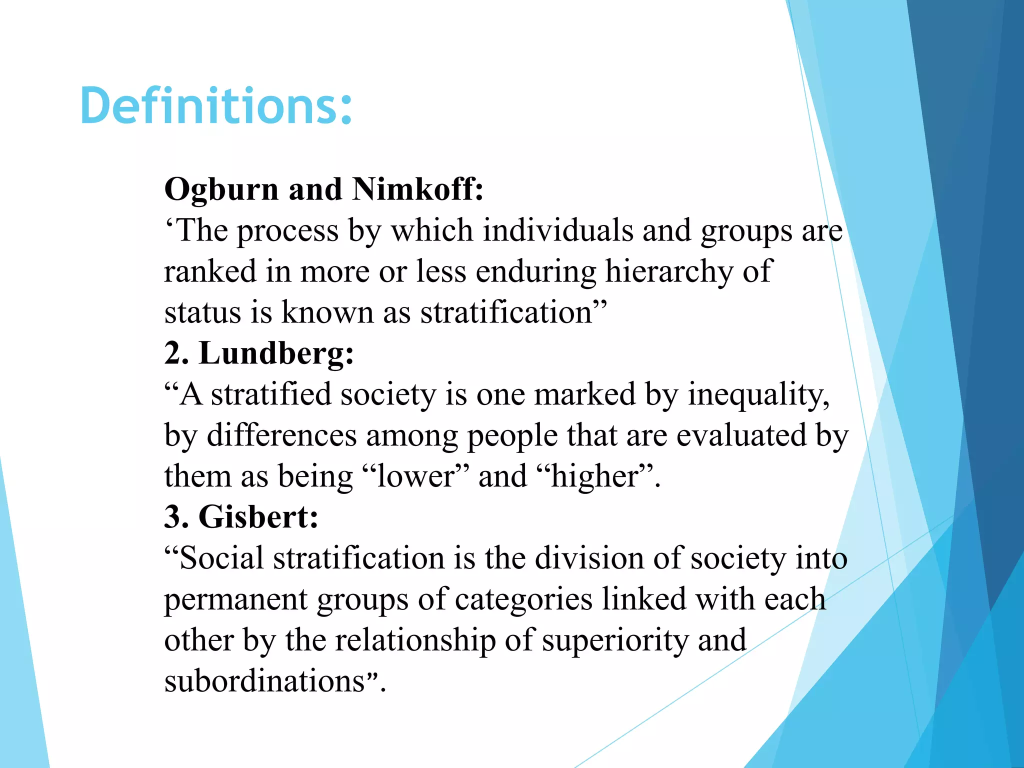 Social stratification | PPTX