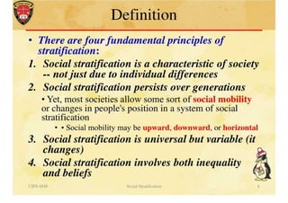 Social Stratification | PDF