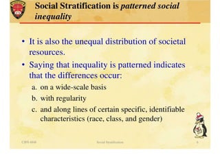 Social Stratification | PDF