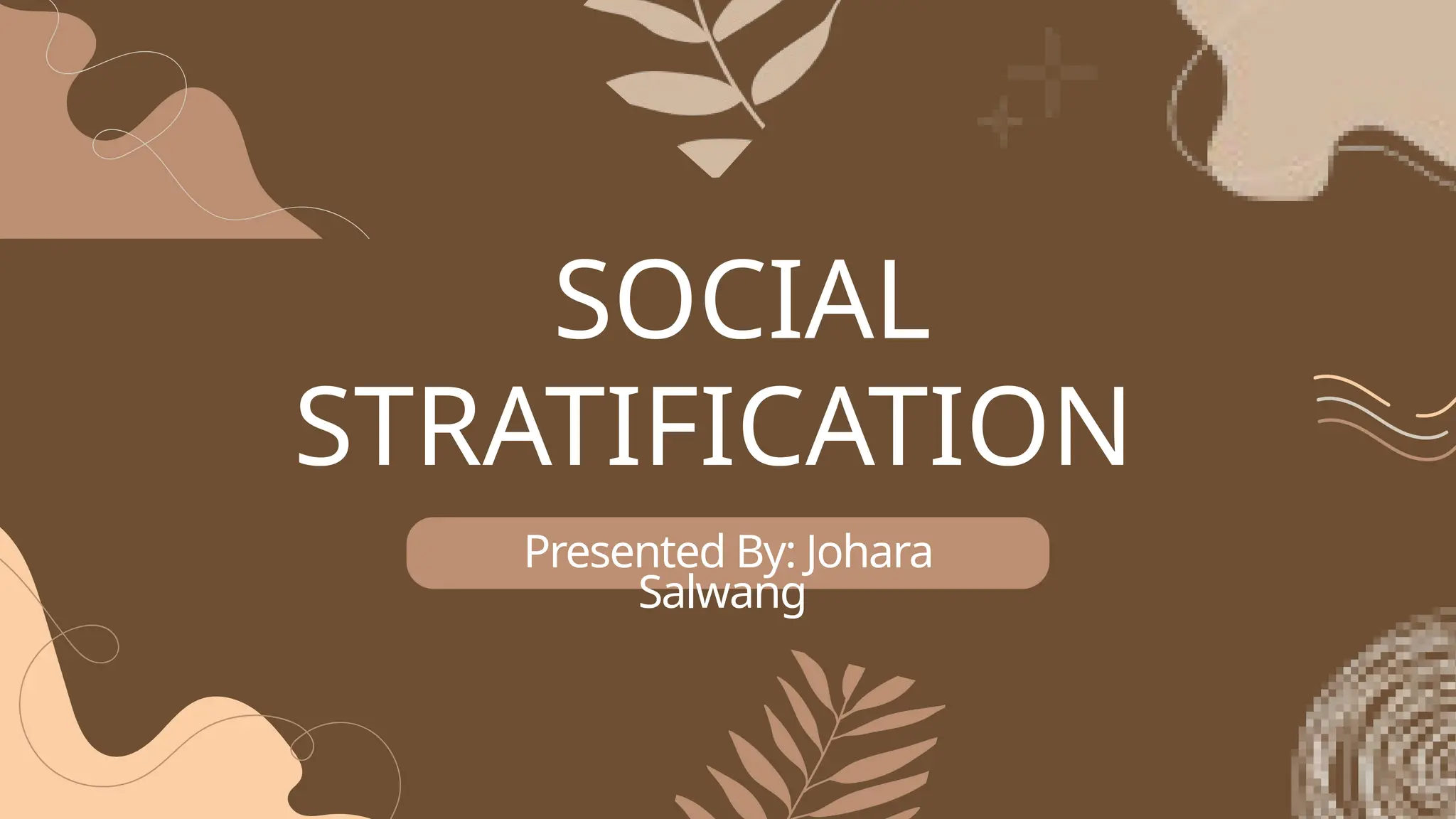 Social Stratification between three classes | PPTX