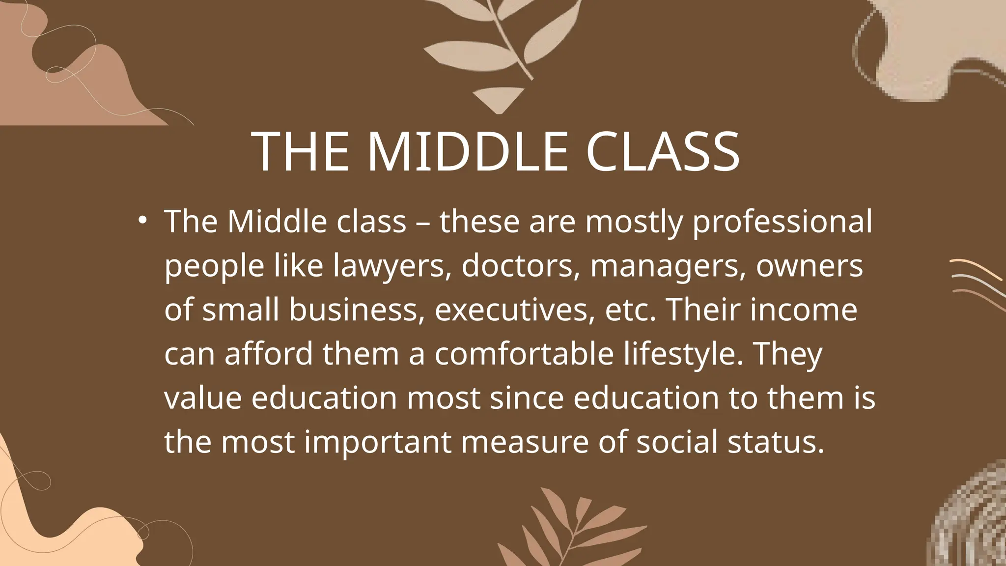 Social Stratification between three classes | PPTX