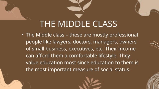 Social Stratification between three classes | PPT