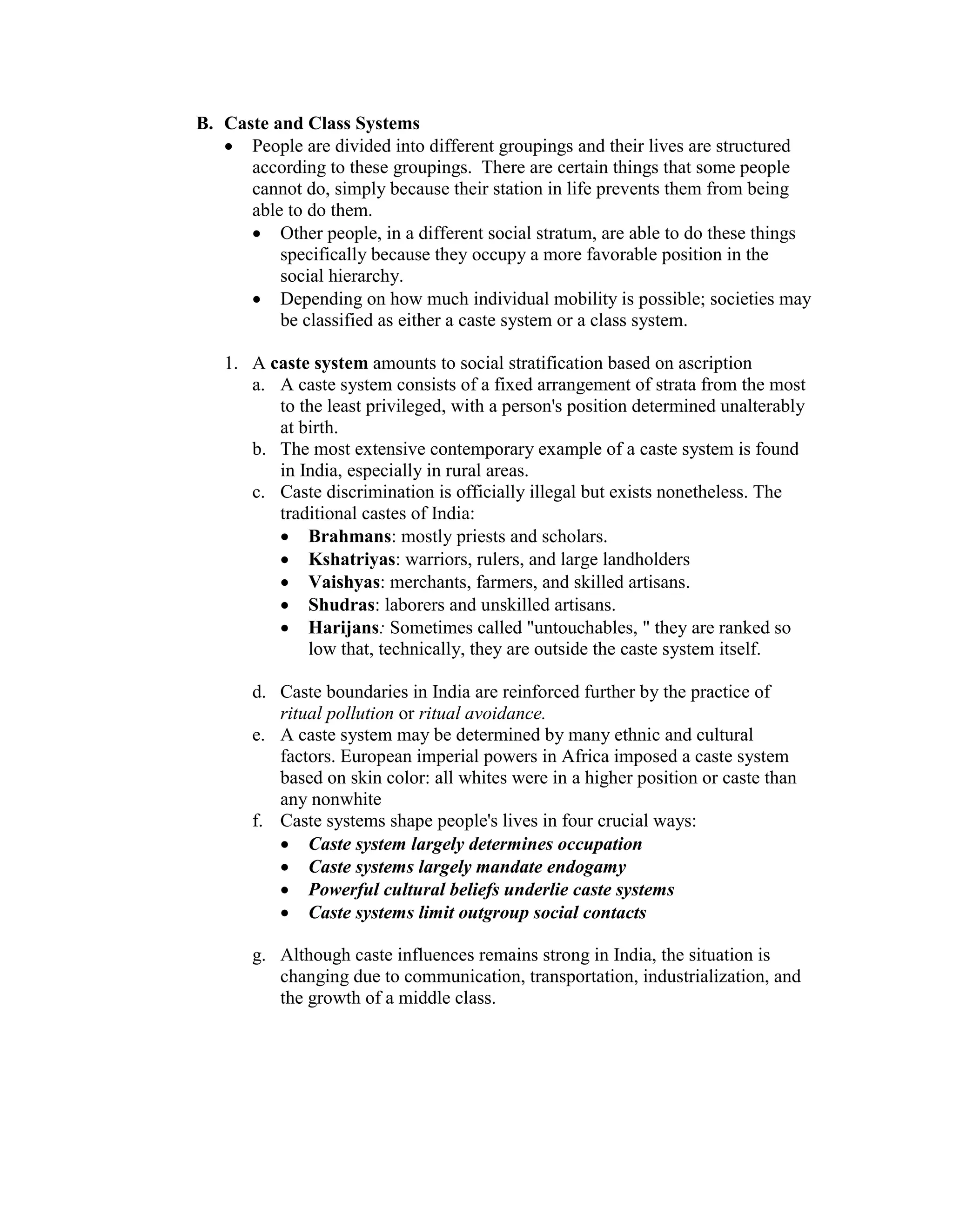 Social stratification _chapter_8_ | PDF