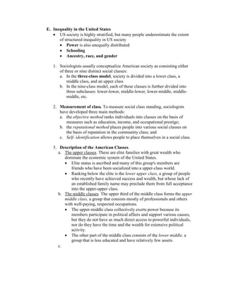Social stratification _chapter_8_ | PDF