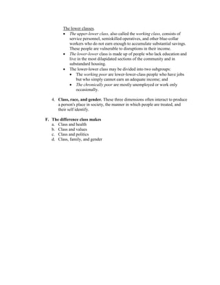 Social stratification _chapter_8_ | PDF