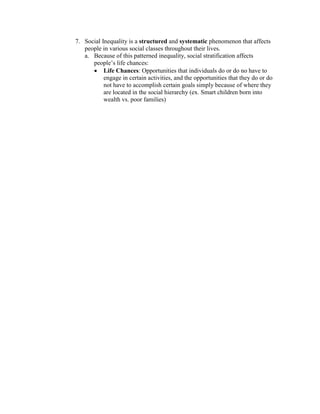 Social stratification _chapter_8_ | PDF
